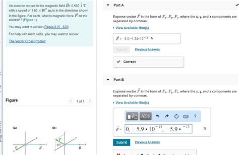 Solved Express Vector F In The Form Of Fx Fy Fz Where Chegg Com
