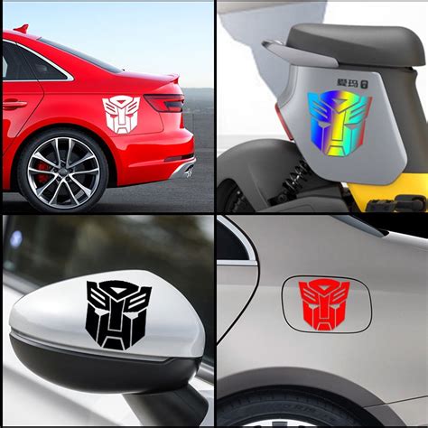 Transformers Car Sticker Car Reflective Sticker Fuel Tank Cap Sticker
