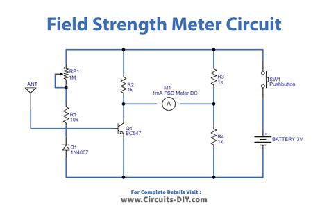 Field Strength Meter Circuit
