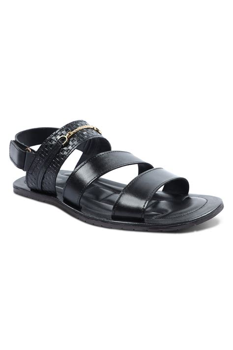 French Emporio Men Sandals Sku Sld 0028 Black Diners Pakistan