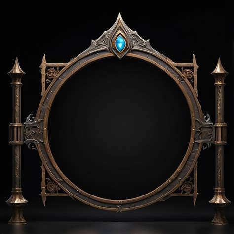 Medieval Gui Frame Premium Ai Generated Image