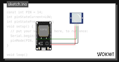 PIR SENSOR Wokwi ESP STM Arduino Simulator