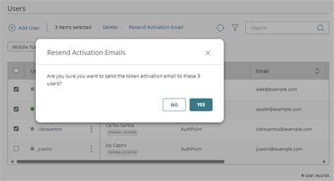 resend activation email