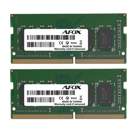 Ddr3l So Dimm 16gb Dual Pack Ddr3l So Dimm Afox