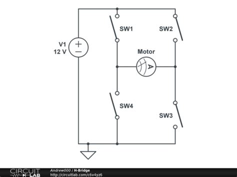 H Bridge CircuitLab