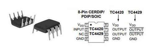 Tc4420cpa 6a High Speed Mosfet Drivers Datasheet Pinout And Applications