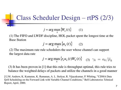 Ppt Adaptive Radio Resource Allocation In Hierarchical Qos Scheduling
