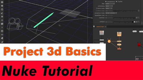 Nuke Tutorial Project 3d Basics Part 2 Maya And Nuke Based Projection Youtube