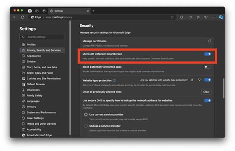 How To Disable Microsoft Defender Smartscreen In Edge