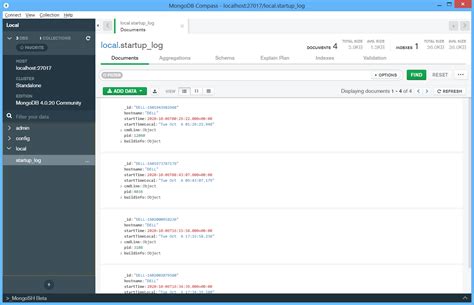 installation et configuration bases de données nosql avec mongodb