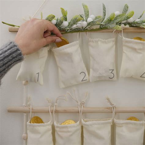 Hanging Fill Your Own Advent Calendar By Ginger Ray