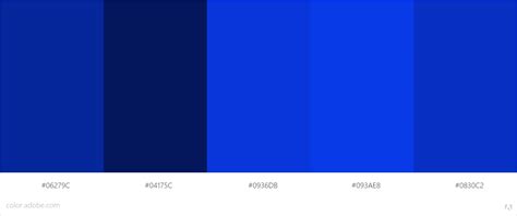 Explore The Blue Color Chart