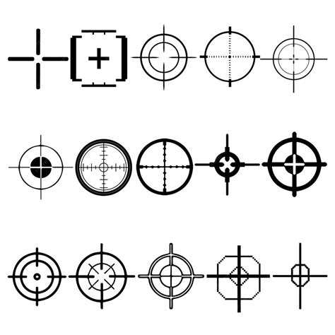 Premium Vector Crosshair Crosshair Eps Vector Illustration For