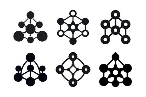 Collection Of Abstract Network Diagrams Design 55859579 Vector Art At Vecteezy