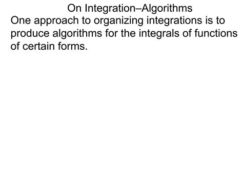15 Integrals Of Trig Products I X Pptx