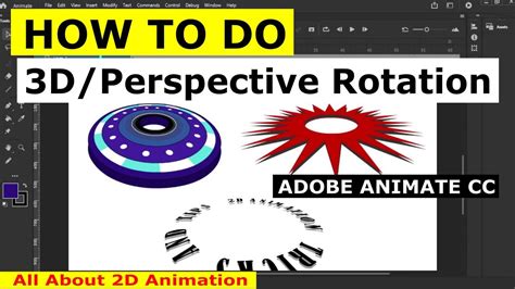 How To Do 3dperspective Rotation Effect In Adobe Animate Cc Youtube