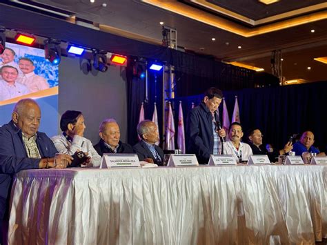 Duterte Stays With Pdp Party Drops Laban From Name Abs Cbn News