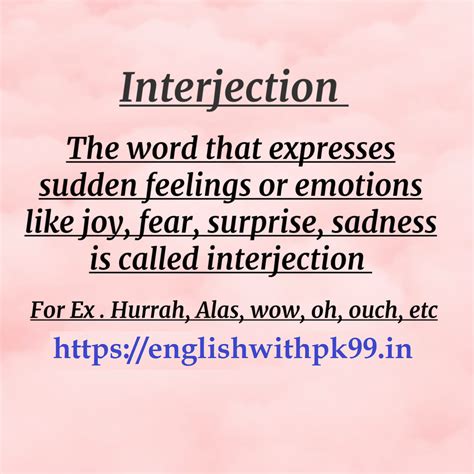 Parts Of Speech English With PK