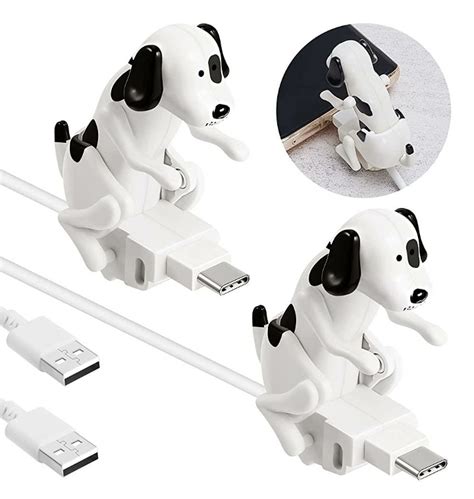 Frienda 강아지 충전 케이블 강아지 스마트폰 Usb 케이블 충전기 Usb 데이터 전송 미니 험핑 도그 티몬