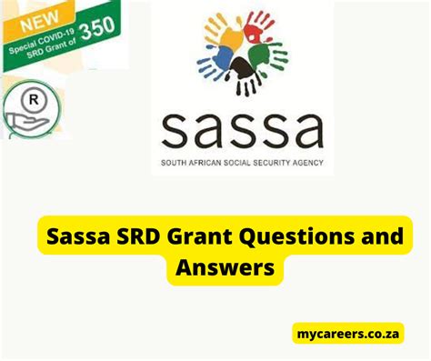 Sassa SRD Grant Questions And Answers Mycareers Co Za