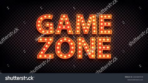 Vector Realistic Isolated Neon Marquee Text Stock Vector Royalty Free