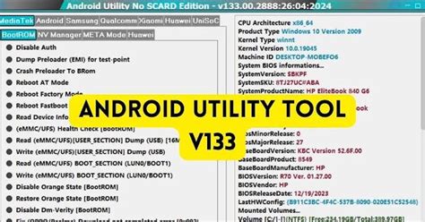 Android Utility Tool V133 New Update 2024 Gsm Jony Medium