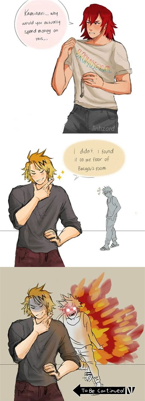Kirishima Eijirou X Kaminari Denki Bnha Boku No Hero Academia Funny My Hero Academia Memes