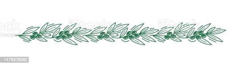 กิ่งก้านสาขาของต้นมะกอกมีลวดลายสวยงาม พื้นหลังเครื่องประดับเส้น จังหวะเค้าร่างที่แก้ไข ภาพประกอบ