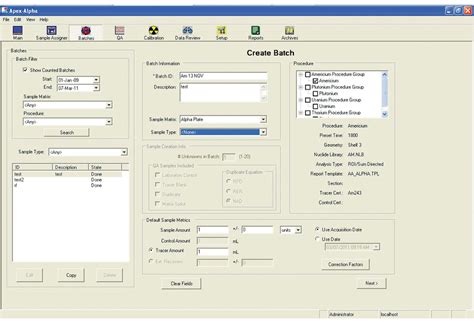 Apex Alpha™ Alpha Spectroscopy Software Suite Mirion