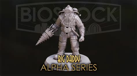Bioshock Fan Art Miniature Big Daddy Alpha Series Resin Etsy Australia