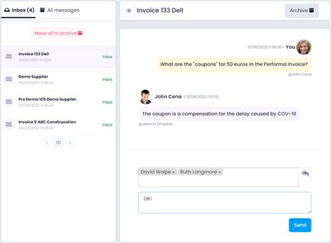 Invoices Workflow Procee