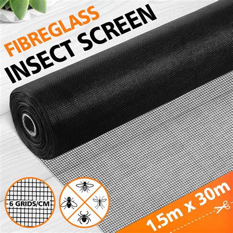 Fly Screen Window Mesh 30x1 5m Mosquito Privacy Balcony Netting Insect