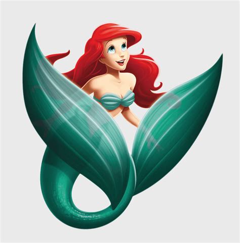 Ariel Disney Princess Little Mermaid Character Mermaid Illustration