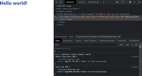 With Darkmodeclass When Cdn Is Enabled Dark Classes Are Still Applied In Light Mode