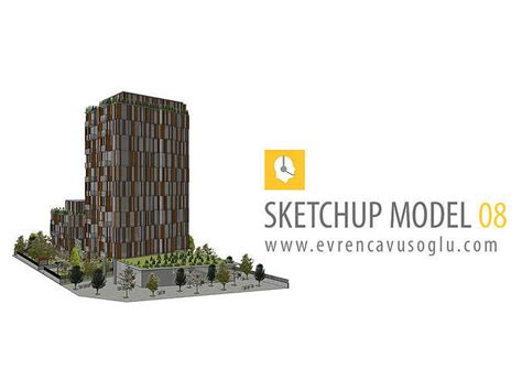 Sketchup Office Building Free 3d Model Cgtrader