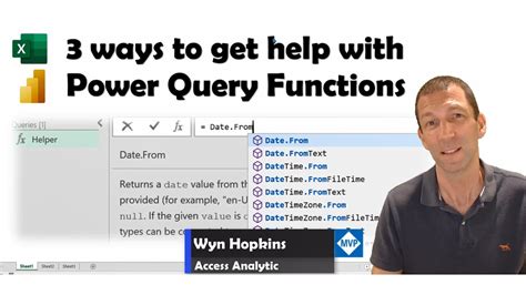 Power Query Formula Help Youtube