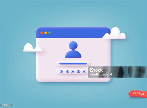 컴퓨터 및 계정 로그인 및 암호 양식 페이지 계정에 로그인 사용자 권한 부여 로그인 인증 페이지 개념입니다 사용자 이름 암호 필드 3d 웹 벡터 일러스트레이션 벡터에 대한