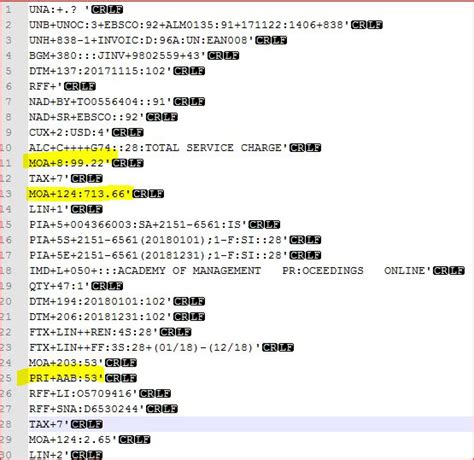 Edi Invoice Format To Distribute Tax And Charges Ex Libris Developer Network