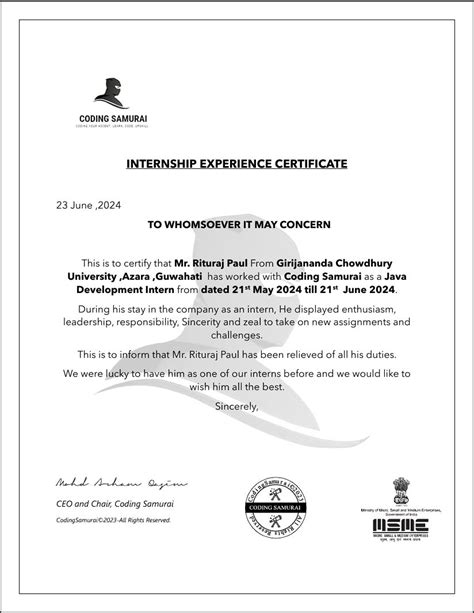 rituraj paul on linkedin codingsamuraiinternship javaprogramming