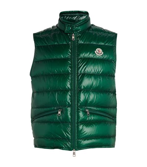 Mens Moncler Blue Down Gui Gilet Harrods Countrycode