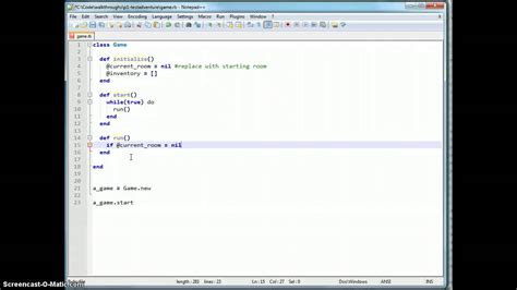 Text Adventure Tutorial 1 Youtube