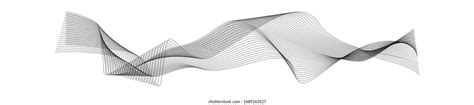 Wave Lines Graphic Lining Smooth Undulating Stock Vector Royalty Free 1689263527 Shutterstock