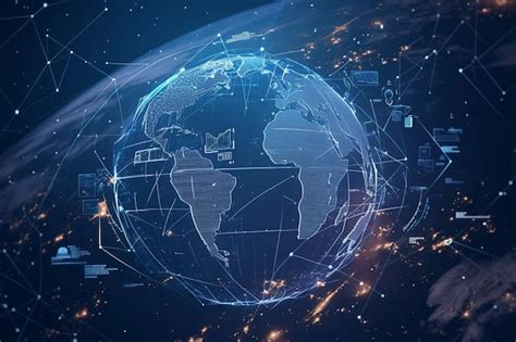 Premium Photo 5g Connectivity Illustrated Through Digital Network Cyber Security Concepts