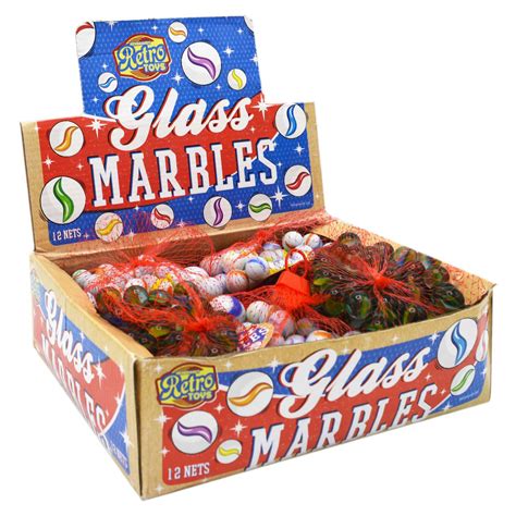Wholesale Retro Toys Glass Marbles 50 Pack Homeware Essentials