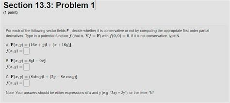 Solved Section 133 Problem 11 ﻿pointfor Each Of The