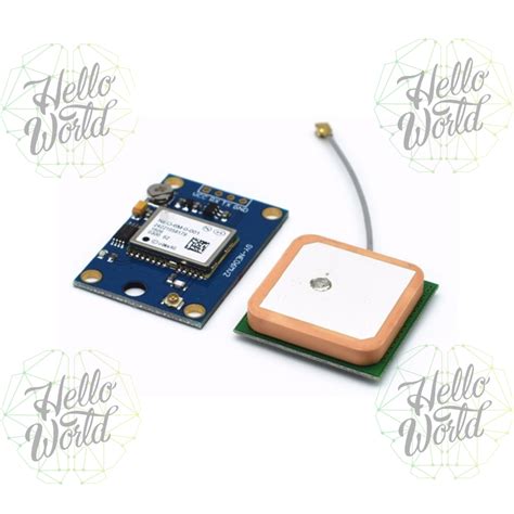 Módulo Gps Ublox Neo 6m Con Eeprom Mwc Aeroquad Y Con Antena Flight Control Gy Neo6mv2 Hello