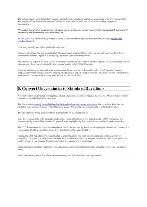 Uncertainty Measurement Calculation Docx Uncertainty Measurement Calculation Docx