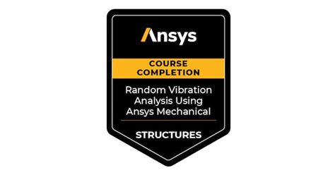 Sharukh Shaik On Linkedin Ansys Course Completion Random Vibration