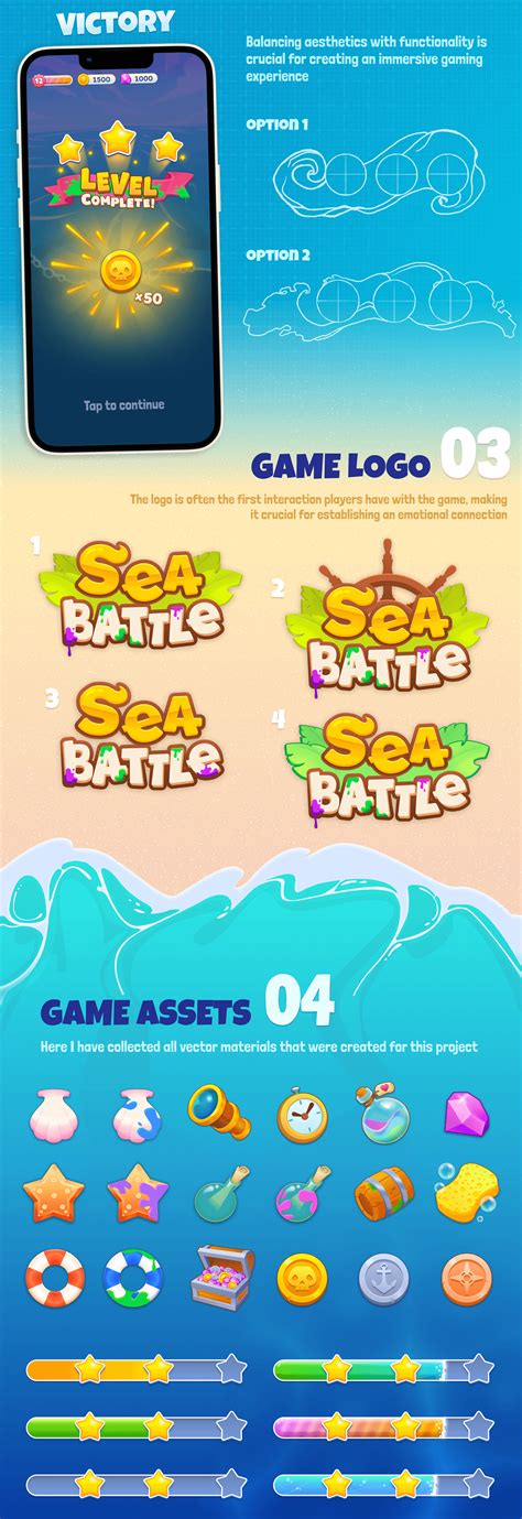 Sea Battle Game Mobile Ux Ui Behance
