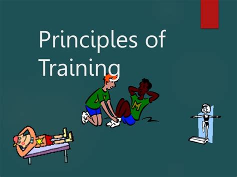 Principles Of Training For Exercise Program Ppt